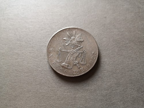 Mexico,old silver coin Un Peso 1873 | eBay