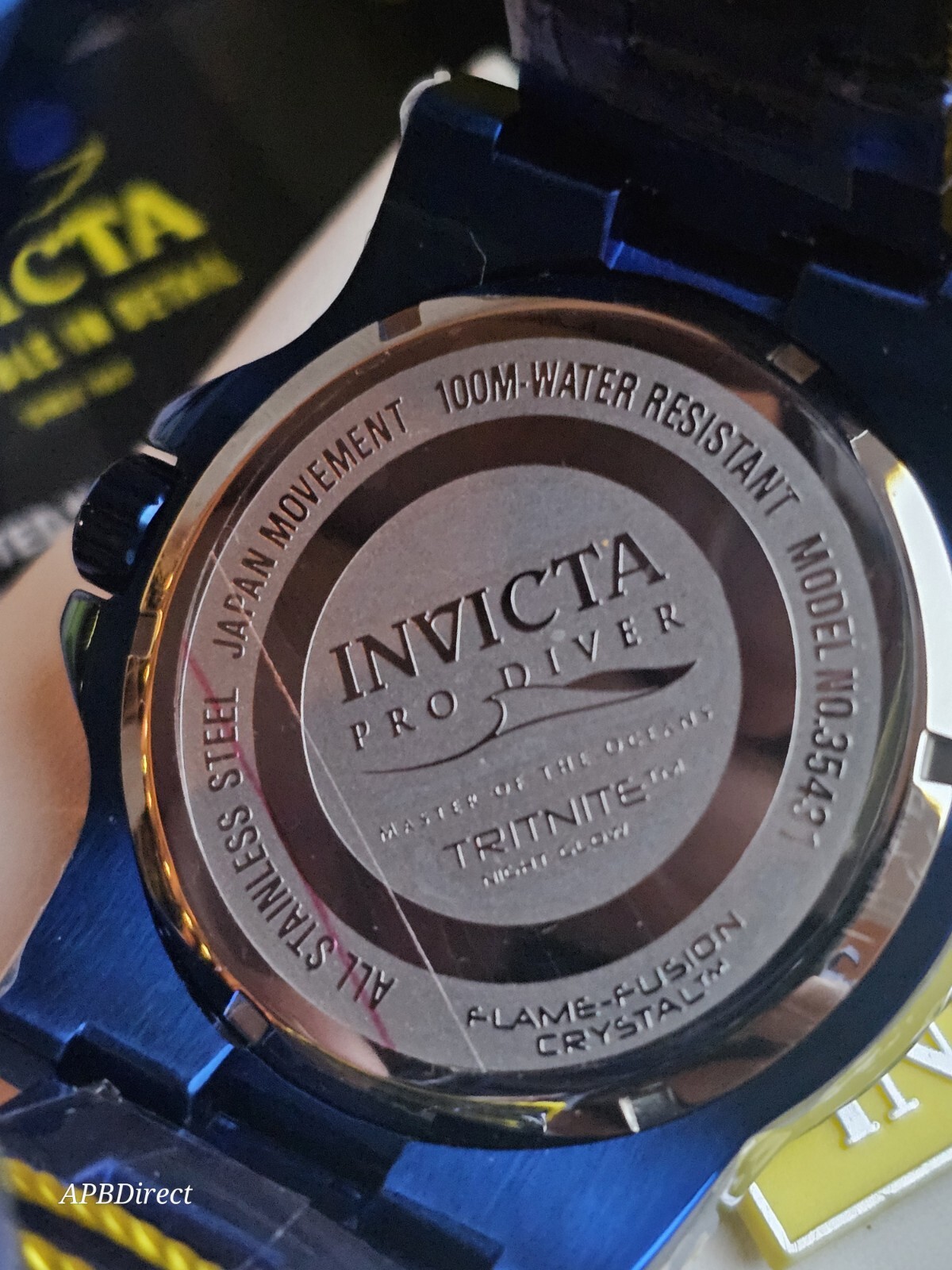 Invicta - LUME Dial Bezel & Bracelet Pro Diver Zager Exclusive Quartz ...