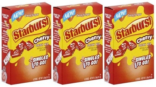 Starburst Cherry Singles Drink Mix 3 Pack | eBay