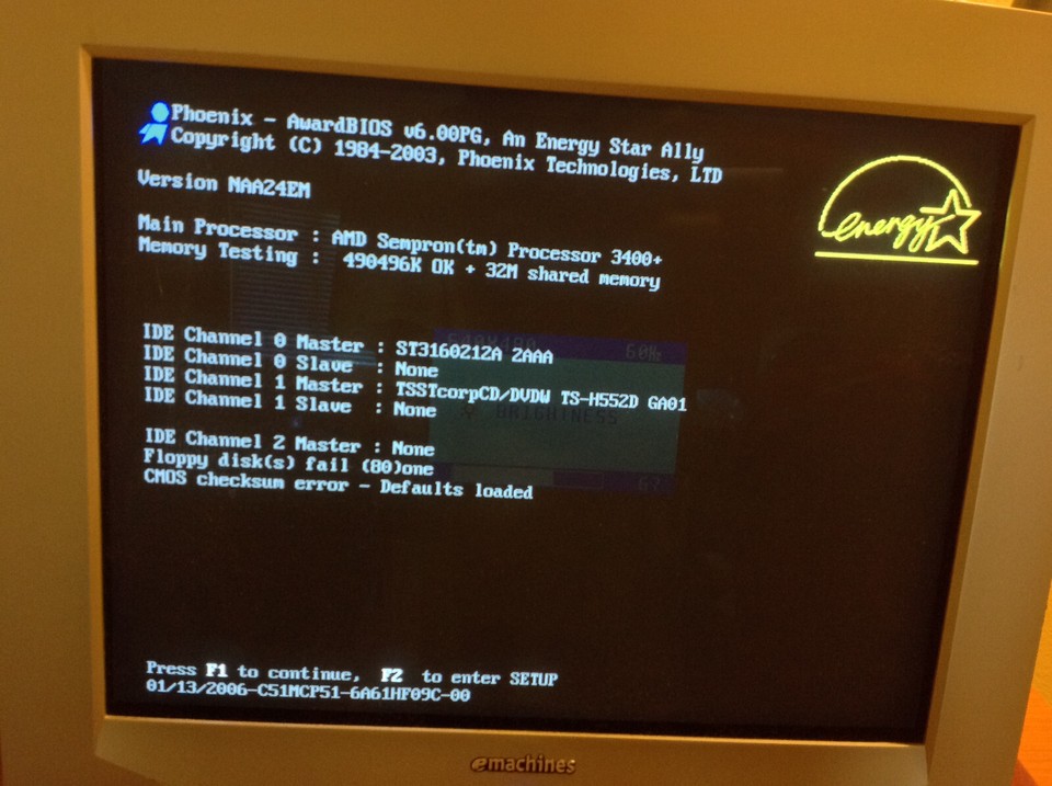 eMachines 17f3 Monitor Gaming | eBay