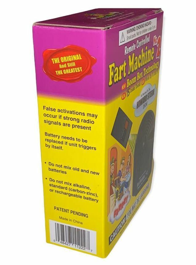 1 Fart Machine #2 Wireless Remote Control + 1 Fart Stink Bomb Spray Can ...