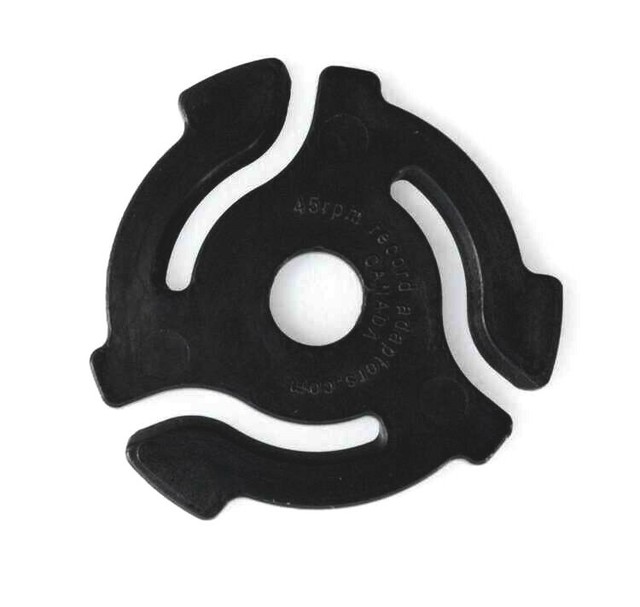10 New BLACK 45 RPM RECORD INSERT ADAPTERS | eBay