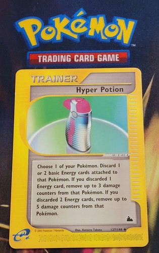 Hyper Potion Skyridge 127/144 Unlimited Uncommon Pokemon TCG NEAR MINT ...