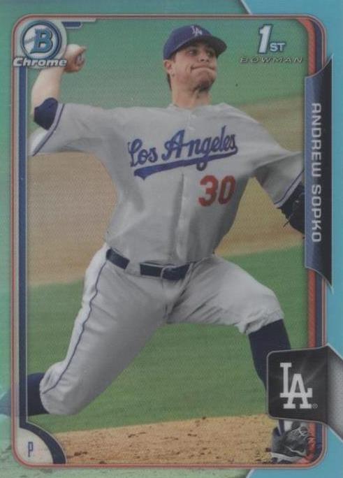 2015 Bowman Draft - Chrome Andrew Sopko #87 Sky Blue Refractor (RC) for ...