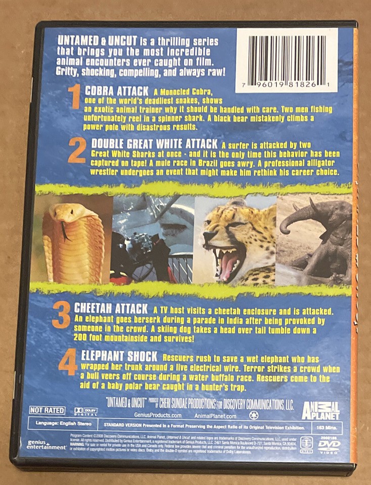 Animal Planet - Untamed and Uncut (DVD, 2009) 796019818261 | eBay