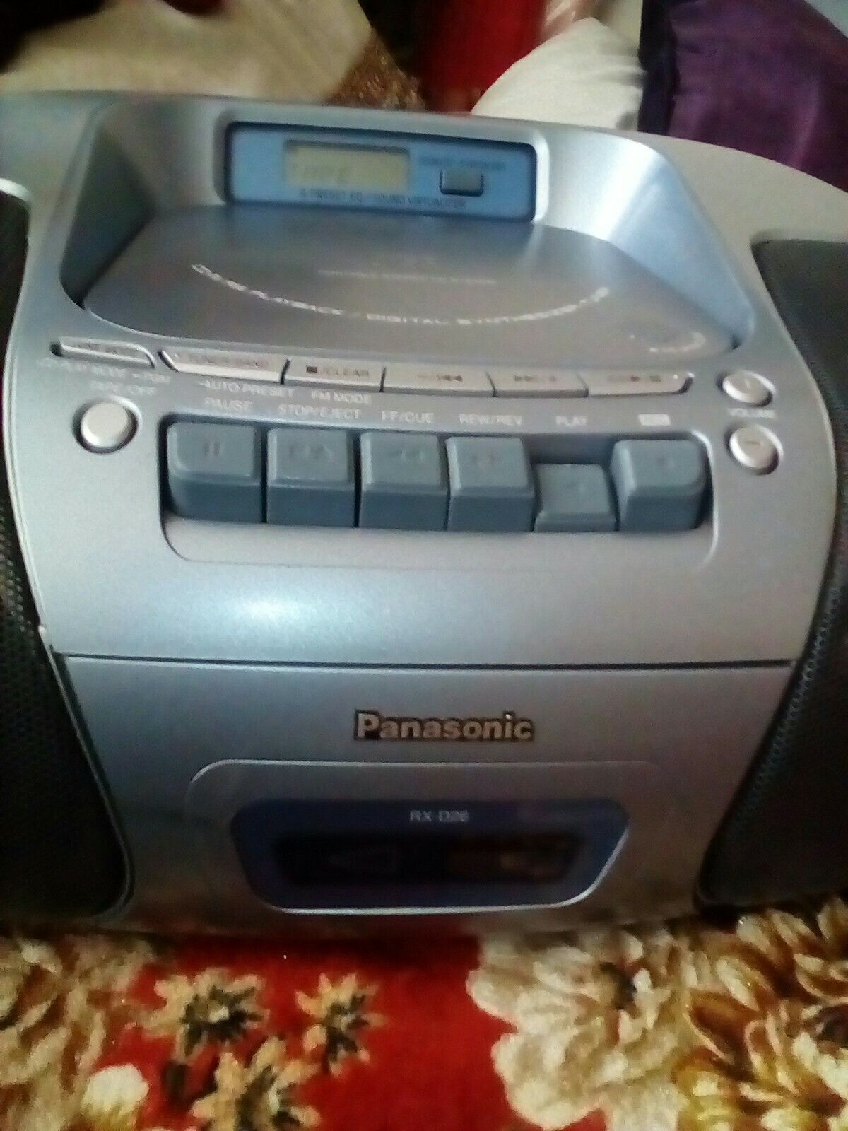 NICE RETRO PANASONIC RX-D26 PORTABLE STEREO SYSTEM BOOMBOX, CD,TAPE&FM ...