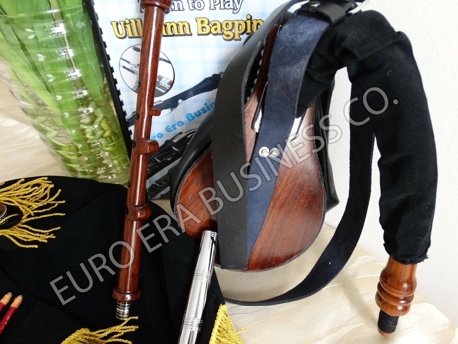 New Irish Uilleann Practice Set , Irish Uilleann Pipes ,Irish Uilleann ...