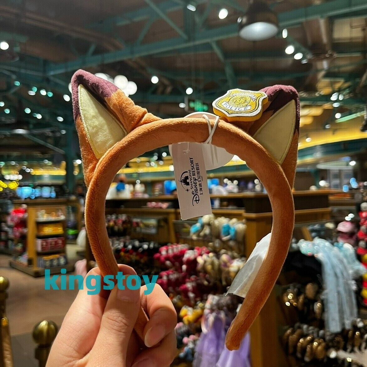 Disney authentic Zootopia Nick Headband fox ear disneyland exclusive | eBay
