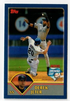 2003 Topps Opening Day Stickers #32 Derek Jeter - Yankees - Free ...