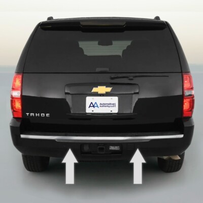 2007-2014 CHEVY TAHOE SUBURBAN CHROME REAR BUMPER TRIM MOLDING By Auto ...