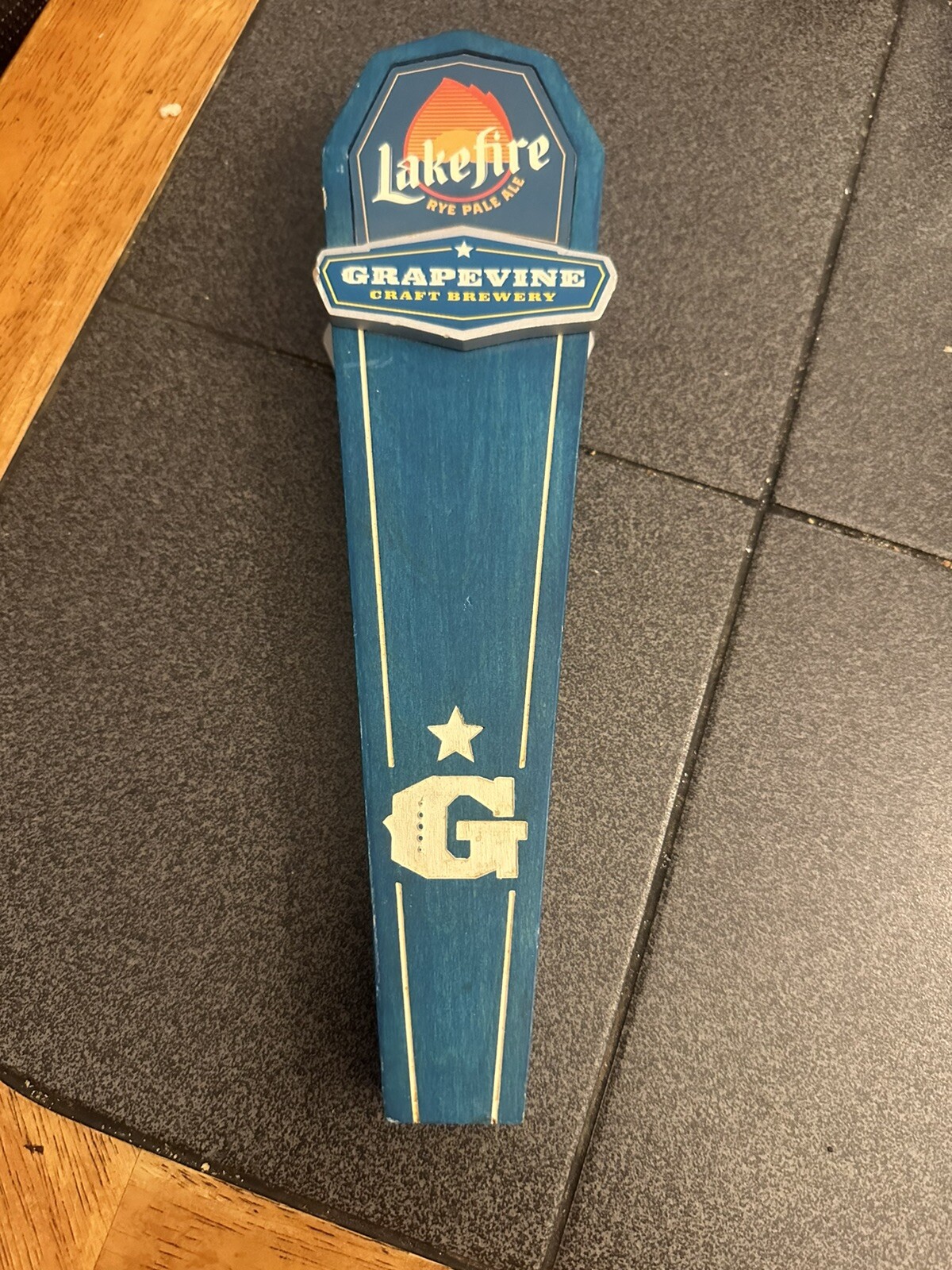 Grapevine Craft Brewing Beer Tap Handle - Lakefire Rye Pale Ale | eBay