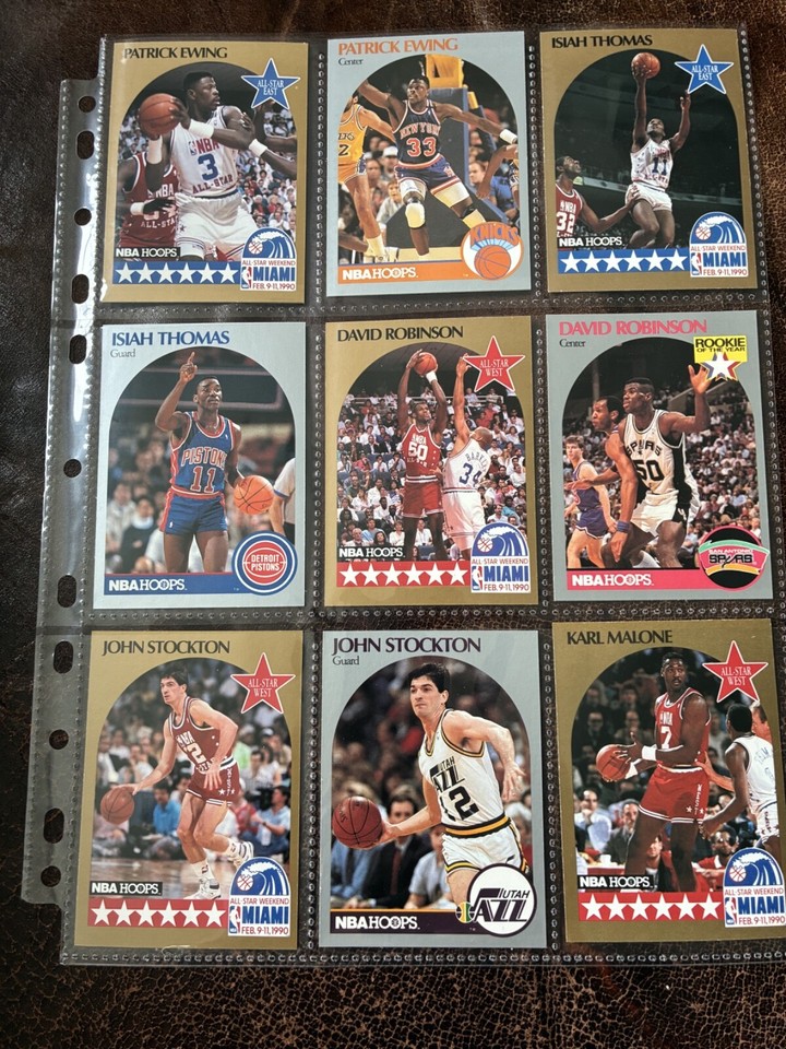 old basketball cards lot Jordan Pippen Bird Magic Shaq Ewing vintage ...