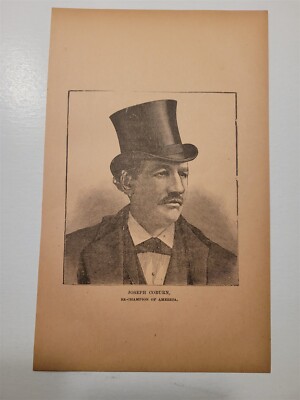 Joseph Coburn 1894 Boxing Champions Police Gazette Illustration VERY ...