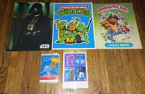 Vintage Garbage Pail Kids Pocket Folder Ninja Turtles Star Wars ...