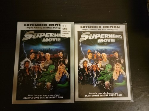 Superhero Movie DVD 2008 Extended Edition Leslie Nielsen NEW W/ Slip ...