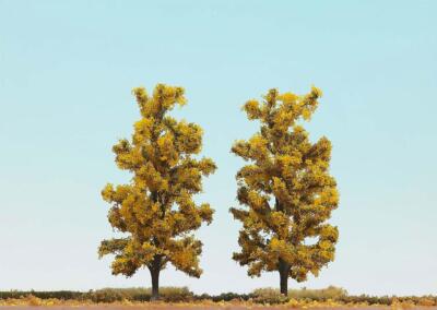 Deciduous trees 150 mm, autumn yellow (Pack of 2) HO/OO Gauge BUSCH ...