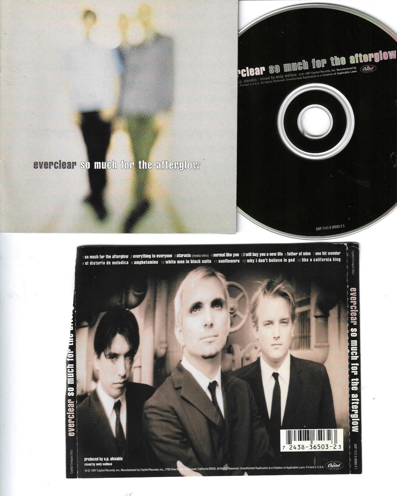 EVERCLEAR SO MUCH FOR THE AFTERGLOW CD FREE SHIPPING | eBay