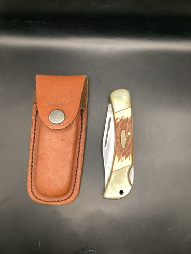 Vintage SHARP USA 900 Large Hunting Lockback Folding Knife Great Snap ...