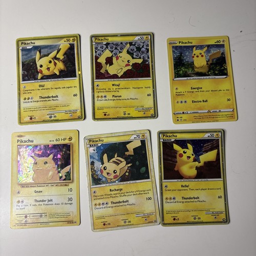 Pokemon RARE PIKACHU Lot Of 6 | eBay