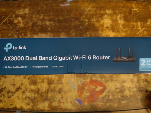 TP-Link AX3000 Dual-Band Gigabit Wi-Fi 6 Router - Archer AX55 Open Box ...