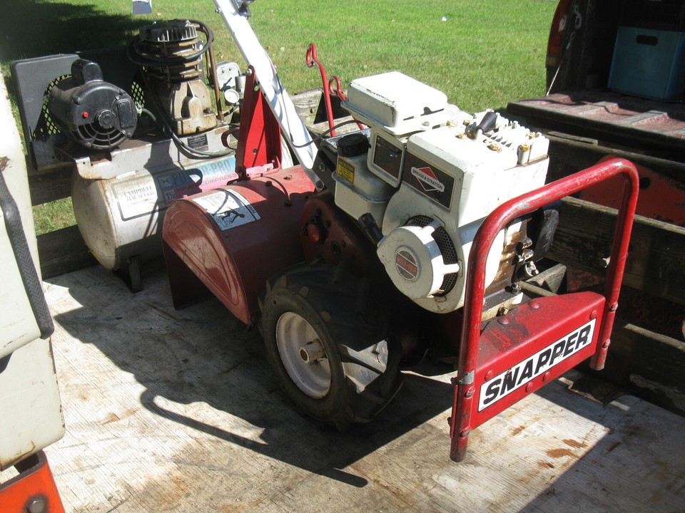 Walk-Behind Rear-Tine Tiller Cultivator Snapper | eBay