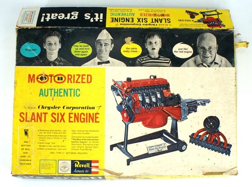 Revell Slant 6 Motorized Engine 1/4 Scale Chrysler Corporation Model ...