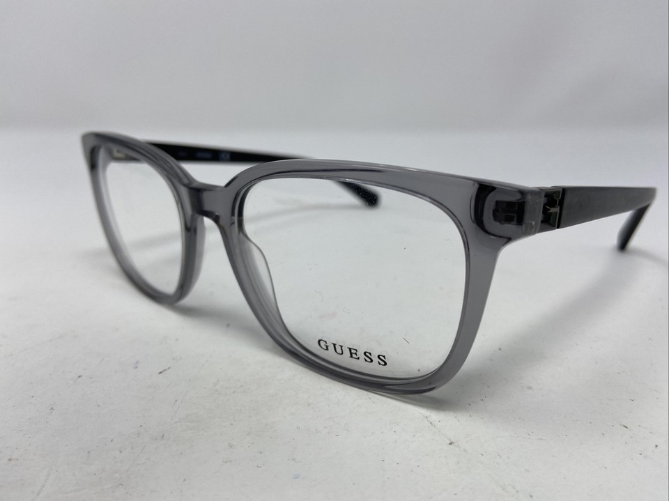 Guess GU 50021 020 53-16-145 Gray/Black Plastic Full Rim Eyeglasses ...