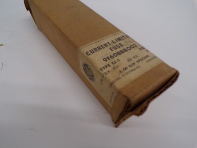 GE Ferraz Mersen 9F60BBB002 2.75kv 2E EJ1 Transformer Fuse New In Box ...