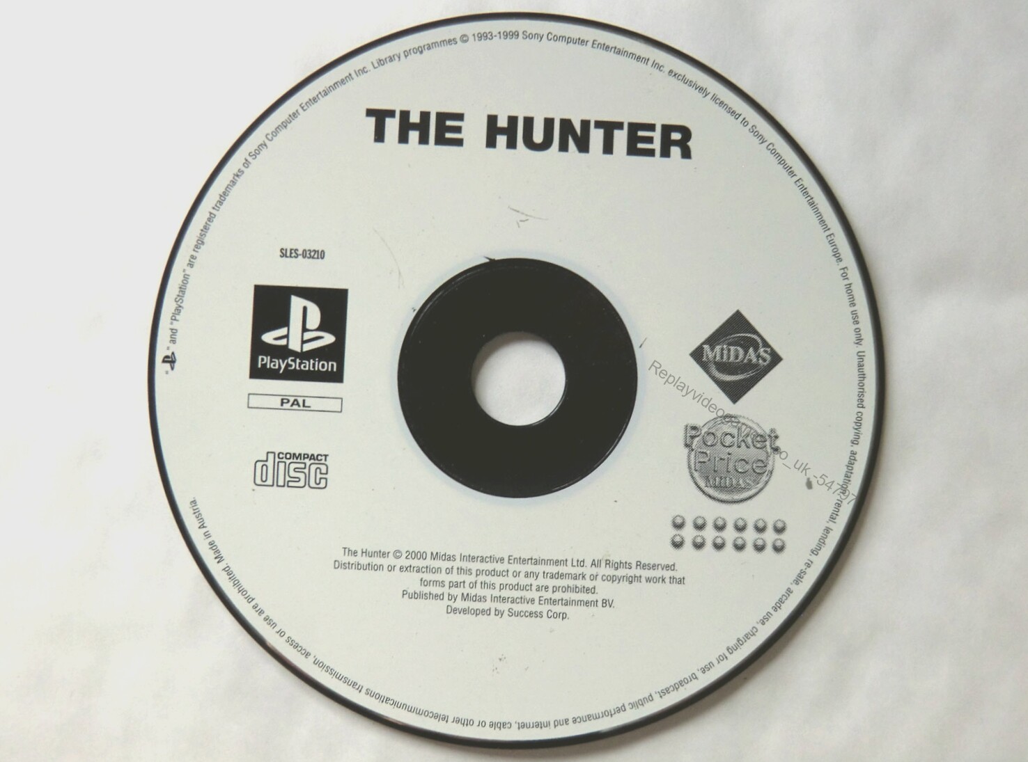 54797 The Hunter - Sony PS1 Playstation 1 (2000) SLES 03210 | eBay UK