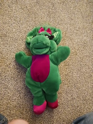 Baby Bop Plush Hand Puppet from Barney Dakin Lyons Group Dinosaur 15 ...