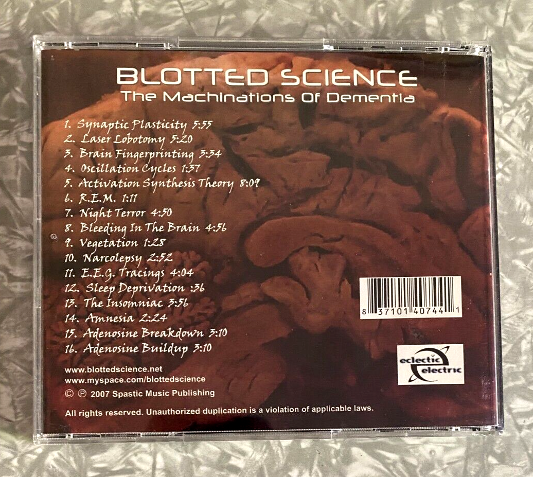 The Machinations of Dementia by Blotted Science (CD, 2007) for sale ...