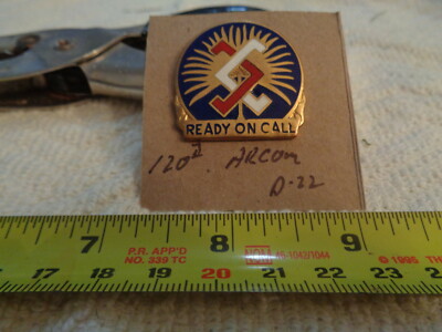 120th Army Reserve Command D-22 Unit Crest, DI, DUI (DRAW#H13) | eBay