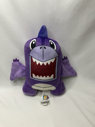 Good Stuff Purple Plush Dinosaur Monster Jaw Droppers Winged Stuffed ...