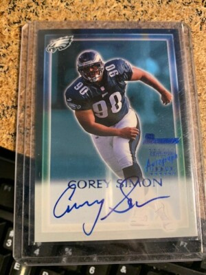 2000 BOWMAN COREY SIMON EAGLES AUTOGRAPH ~ #CS | eBay