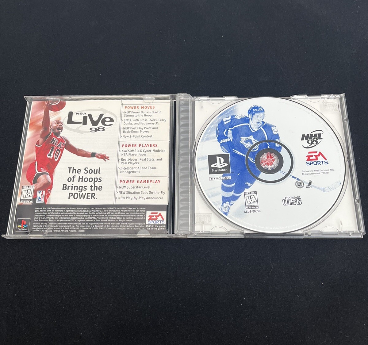 NHL 98 PS1 PlayStation 1 Hockey Video Game Complete CIB 14633078336 | eBay