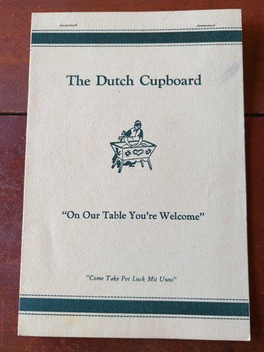 Vintage The Dutch Cupboard Restaurant Menu | eBay