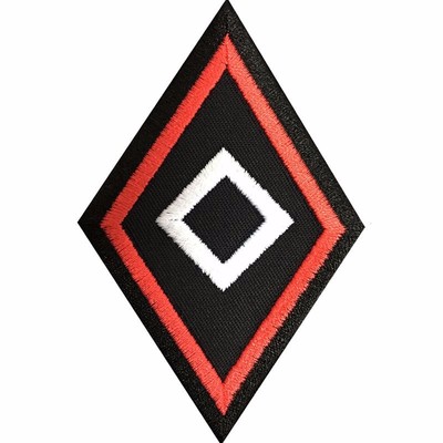 INGWAZ Aufnäher "Rune" gestickt MC Kutte mehrfarbig doppelt eingerahmt ...