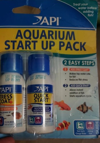 API Aquarium Start Up Pack with Stress Coat and Quick Start Water ...