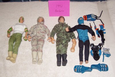 Vintage Lot 4 1992 GI Joe Military 12” Action Figures Hasbro #2 Broken ...