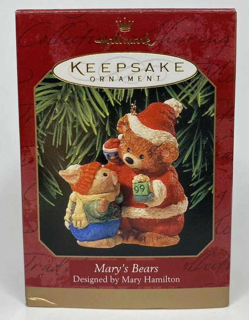 1999 Hallmark Mary's Bears By Mary Hamilton Ornament U69/5569 | eBay