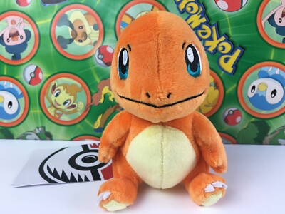 CHARMANDER Pokemon Center Plush Pokedoll stuffed Sitting Cuties Fit ...