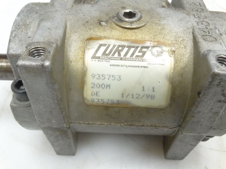 CURTIS MACHINE COMPANY 200M Gearbox | eBay