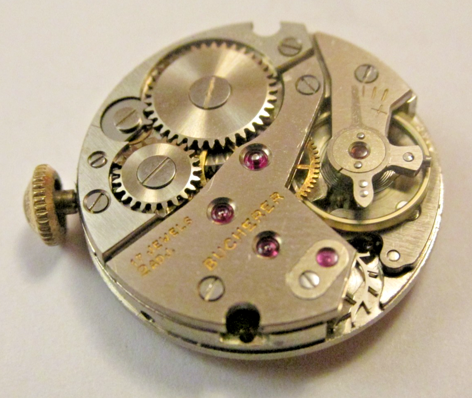 Carl F Bucherer Mechanical Ladies Watch Innards Works Well Spares or ...