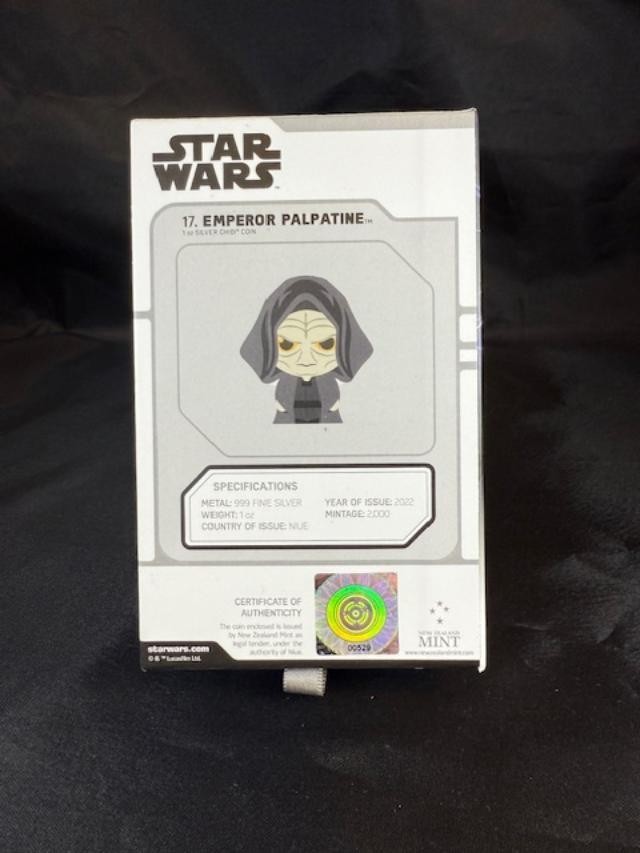 2022 NIUE STAR WARS CHIBI COIN - EMPEROR PALPATINE - 1oz SILVER #17 | eBay