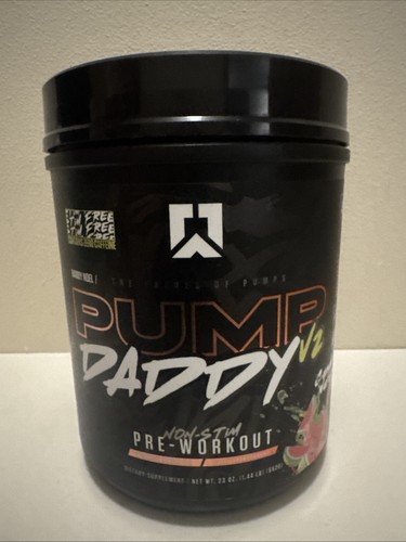 Pump Daddy V2 Non-Stim Pre-Workout Candy Watermelon 1.44 Lbs 652 G Exp 8/2025 | eBay