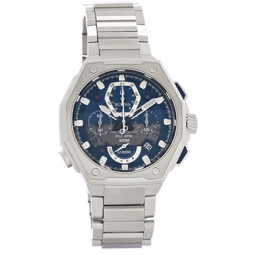 Bulova Precisionist X Stainless Steel Chronograph Quartz Watch 96B349 ...
