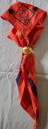 Cub Scouts BSA Tiger Rank Neckerchief and Slide Uniform Accessory | eBay