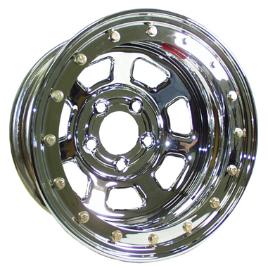 NEW LW 15x8 ALLIED RACING WHEEL,BEADLOCK,CHROME,5x5",5" | eBay