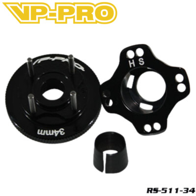 VP-PRO 34mm Aluminum Clutch Flywheel 4 Pin Nitro RC Car Truck Buggy ...