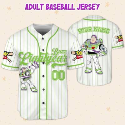 Personalized Toy Story Buzz Lightyear Cute Pixar Toy Story Baseball ...
